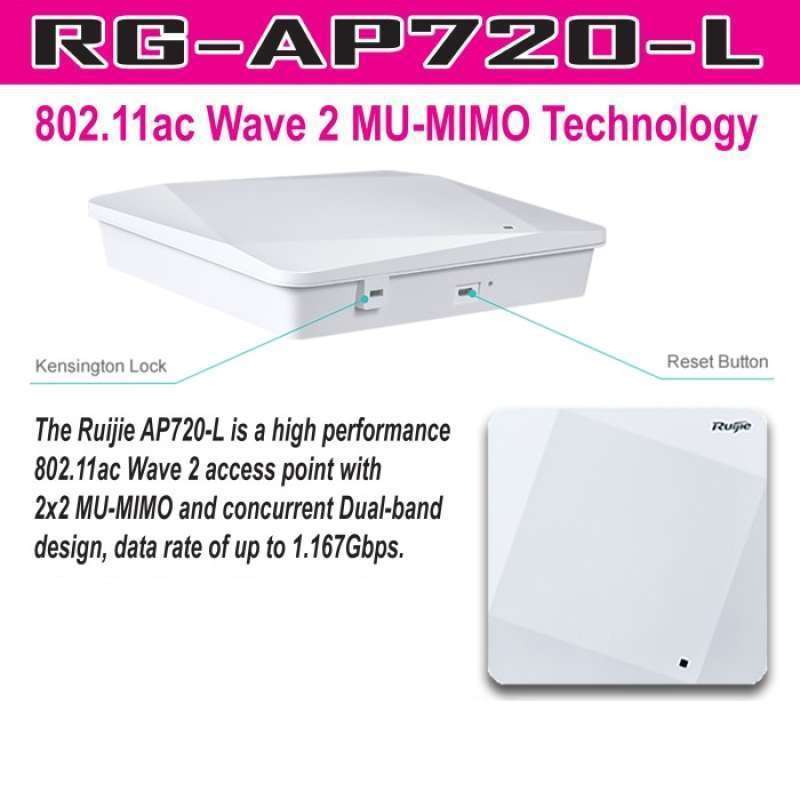 Promo Ruijie Rg-Ap720-L Access Point Ceiling Indoor Wave 2 Mu-Mimo Rg ...