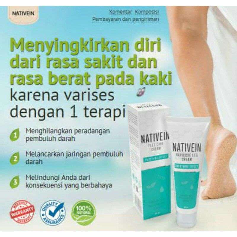 Jual OBAT NATIVEIN ASLI ORIGINAL FEET CARE CREAM SMOOTHING EFFECT ...