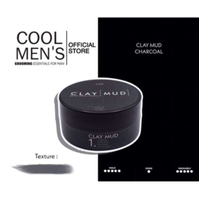 Jual MATTE CLAY MUD CHARCOAL NEW EXTRA HOLD, EXTRA KERING, HAIR VOLUME ...