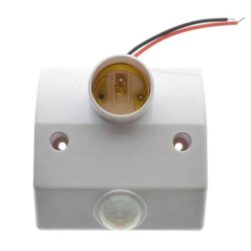 Jual FITTING LAMPU PLAFON SOCKET E27 SENSOR GERAK SENSOR CAHAYA ...