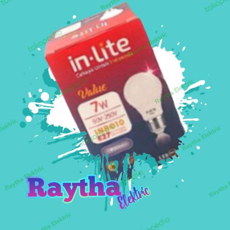 Jual InLite Bulb Lampu LED 7 Watt Putih / Cool Daylight INB010 di ...