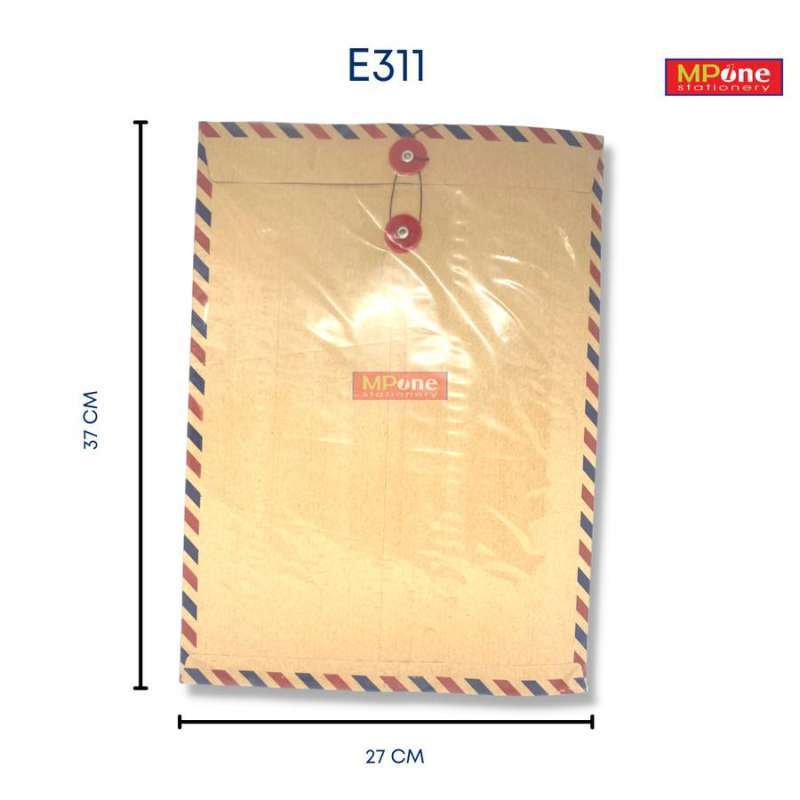 Jual Map Lamaran Kerja / Air Mail Executive Tali / Amplop Coklat Di ...