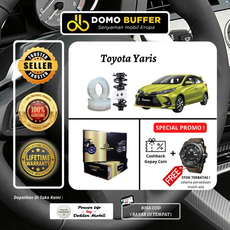 Jual Paket Domo Spring Buffer Damper Shock Stabilizer Toyota Yaris di ...