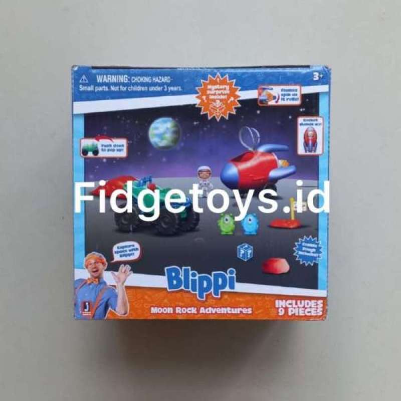 Jual Blippi Moon Rock Adventures - Includes Space Rocket and Monster ...