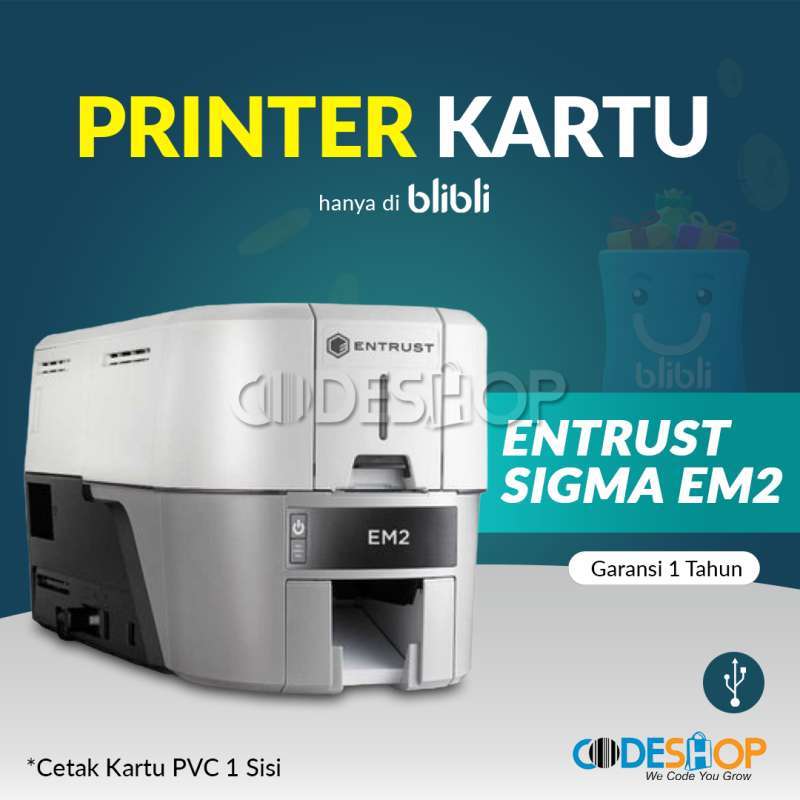 Jual Entrust Sigma Em2 Dual Side Id Card Printer (usb+lan) Di Seller ...