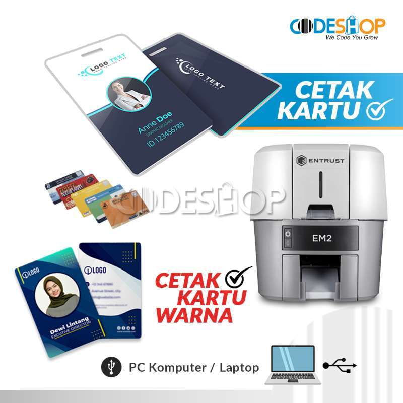 Jual Entrust Sigma Em2 Dual Side Id Card Printer (usb+lan) Di Seller ...
