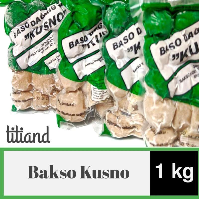Jual Bakso Kusno Daging Sapi (urat)halal 1kg Di Seller Titiandfood ...