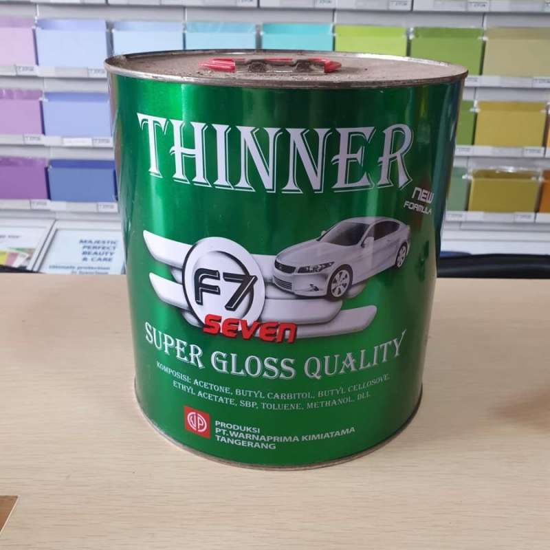 Jual Thinner Pengencer Cat Minyak F7 kemasan 5 Liter di Seller Sumber Mas Jaya Duta Mas - Wijaya ...