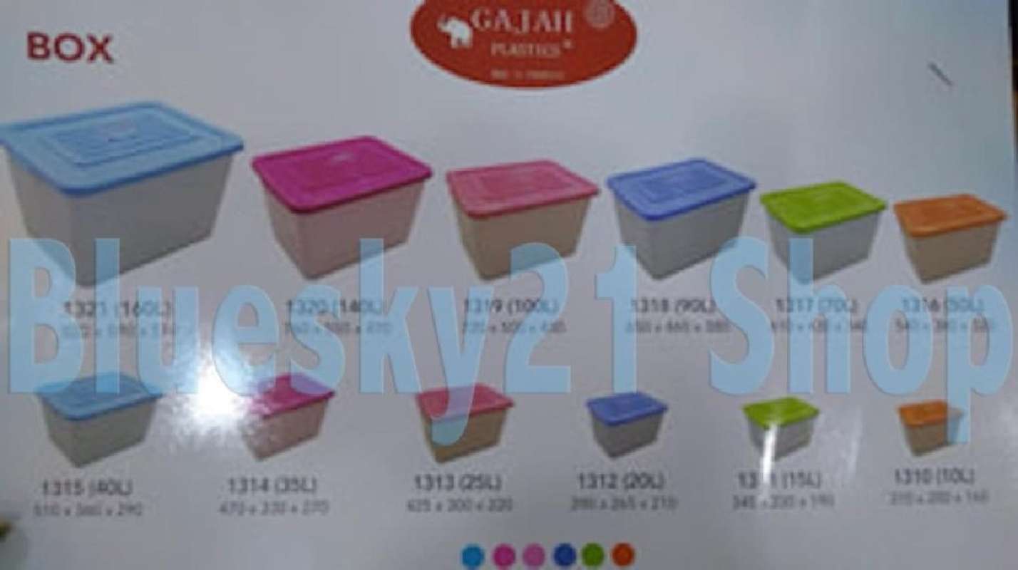 Jual Box Container / Container Serbaguna 1314(35l) - Gajah Plastik Di ...