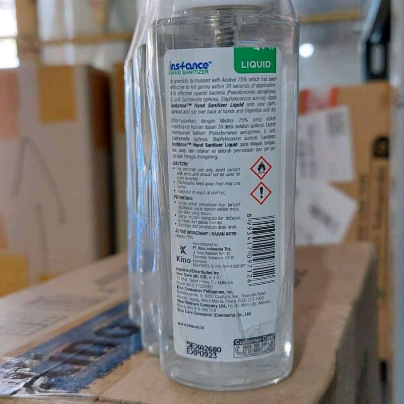 Promo Instance Hand Sanitizer Liquid Spray 60ml Diskon 21% Di Seller ...