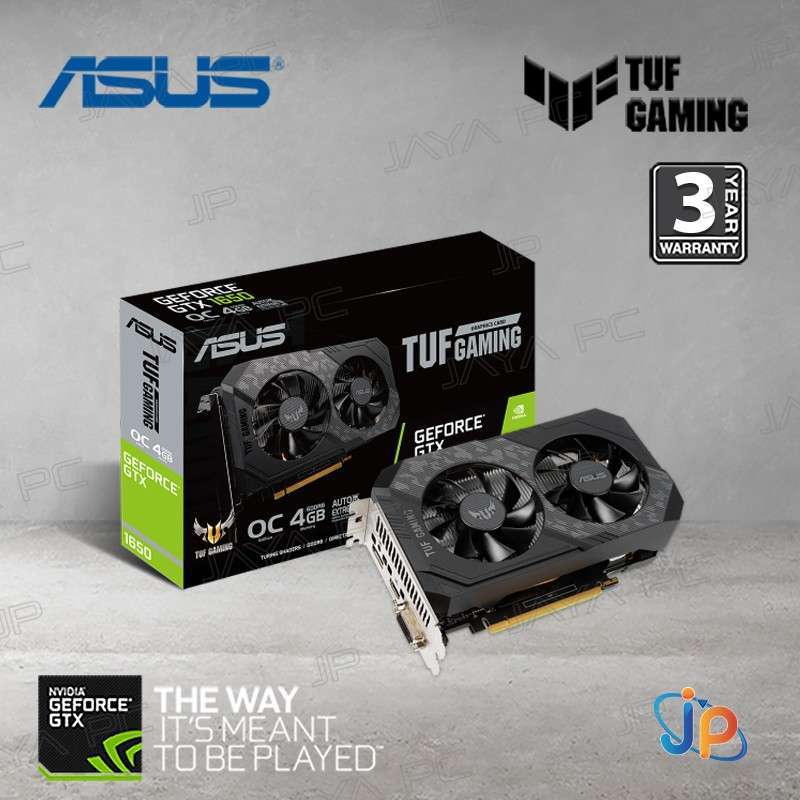 Promo VGA ASUS TUF Gaming Geforce GTX 1650 P OC 4GB - 4 GB GDDR6 Diskon 23% di Seller Jaya PC ...