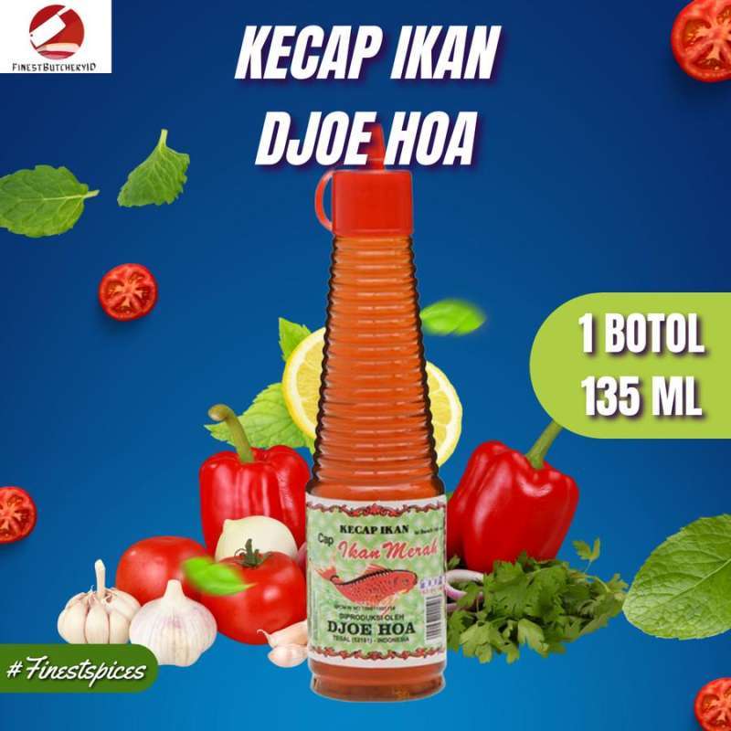 Jual Kecap Ikan Djoe Hoa Cap Ikan Merah 1 botol - 135ml #FinestSpices ...