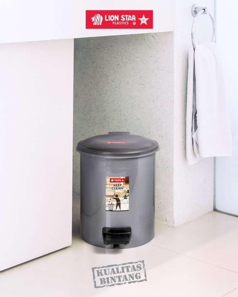 Promo Lion Star Tempat Sampah Injak Bulat 10 Lt C-11 Diskon 11% di Seller Damarra Store ...