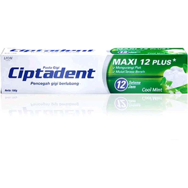 Jual Ciptadent Pasta Gigi Maxi 12 Plus 190gram - Fresh Mint di Seller ...