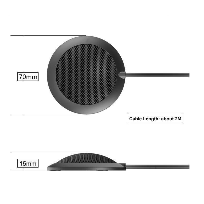 Promo Tyless 360 Degree Microphone Table Conference Zoom Meeting Studio ...