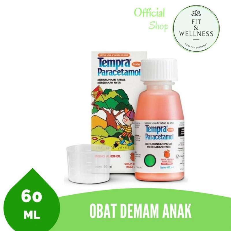 Jual Tempra Forte Sirup Obat Demam dan Nyeri Untuk Anak Rasa Jeruk 60mL ...
