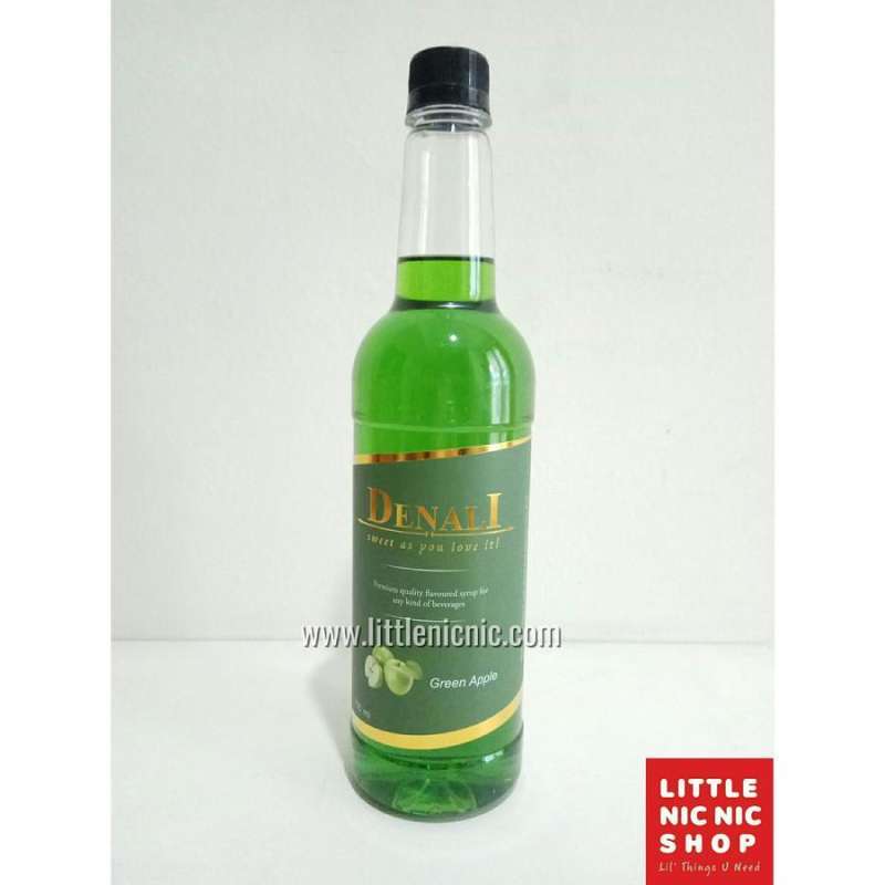 Jual Sirup Denali Green Apple Flavoured Syrup minuman cafe di Seller ...