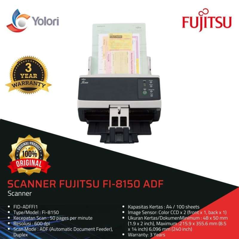 Jual Scanner Fujitsu Original Murah - Harga Diskon April 2024 | Blibli