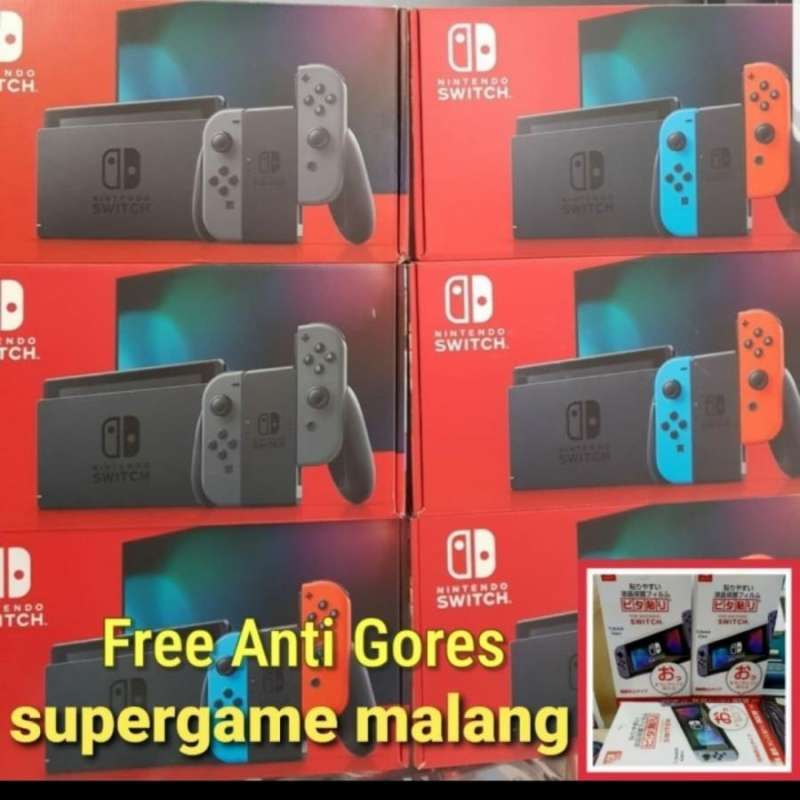 Jual nintendo switch v2 grey di Seller Supergame Malang Official Store ...