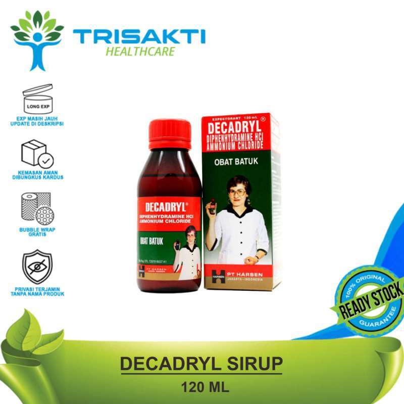 Jual DECADRYL EXPECTORANT OBAT BATUK [120 ML] di Seller Trisakti ...