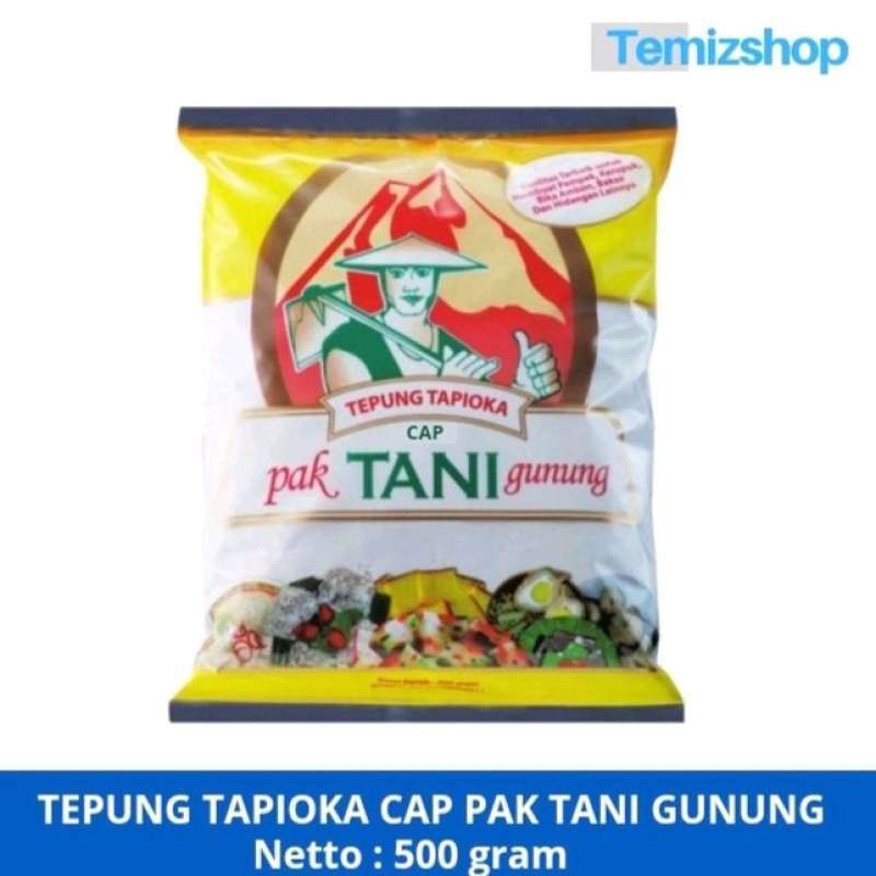 Jual Tepung Tapioka Pak Tani Gunung 500 g di Seller Toko Temiz ...