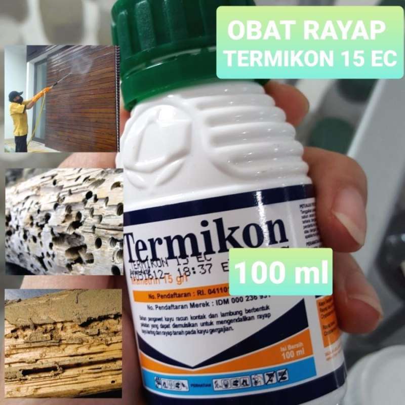 Jual Obat Anti Rayap Termikon 15 EC 100 ml Insektisida Termite Kayu di ...