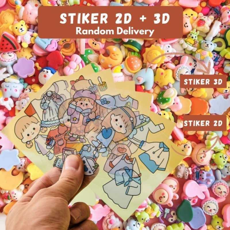 Promo STICKER HAPPY DAY 2D 3D STIKER AESTHETIC BUKU DIARY BOTOL HP ...