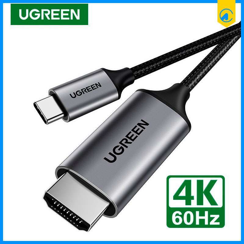 Jual Ugreen 50570 USB C to HDMI Male to Male 4K 60hz 1.5m Gray Black di ...
