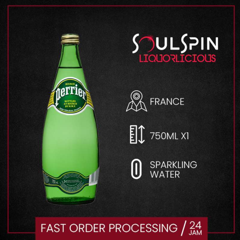 Jual PERRIER Sparkling Mineral Water 750ml di Seller SOULSPIN ...