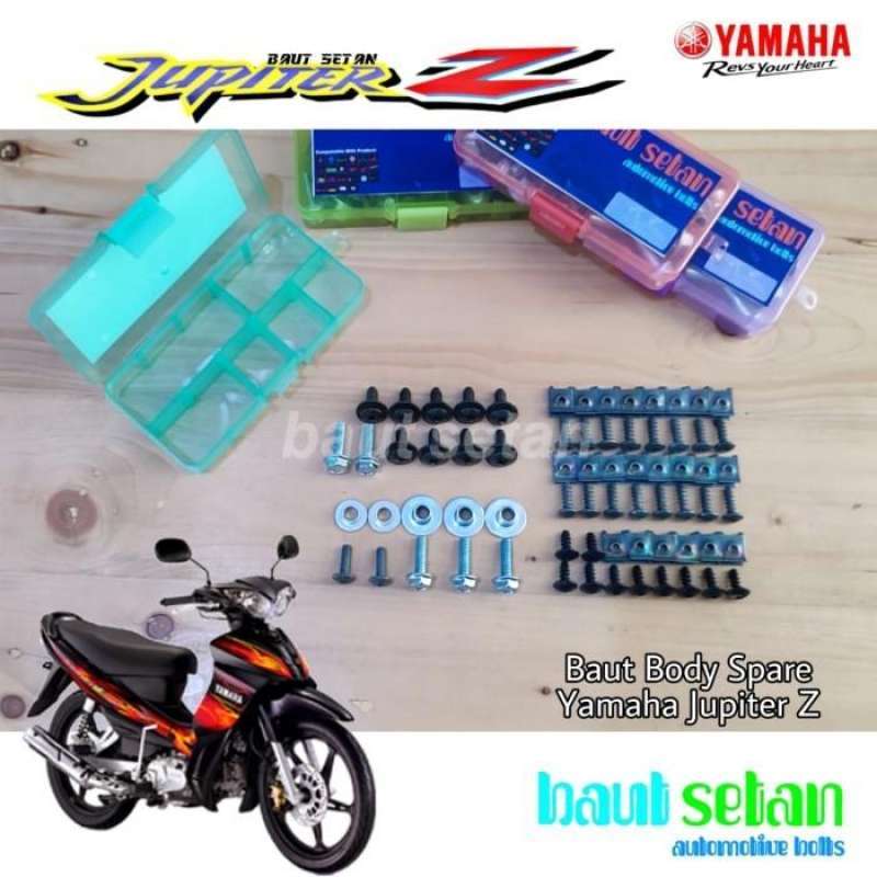 Jual Baut Body Spare Jupiter Z Burhan 2006-2009 (Baut Full Body Halus ...