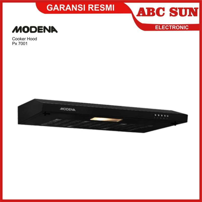 Ukuran Cooker Hood Modena SIA VSR60BL 60cm Black Slim Visor Cooker