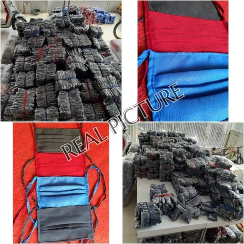 Jual 22RB PER 1 LUSIN PENUTUP MULUT KAIN TALI HIJAB BANYAK WARNA - NAVY ...