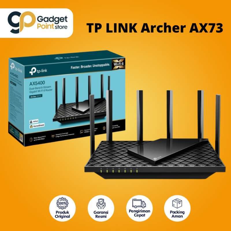 Jual Tp-link Archer AX73 AX5400 Wifi 6 Wireless Router Tplink AX 73 AX ...