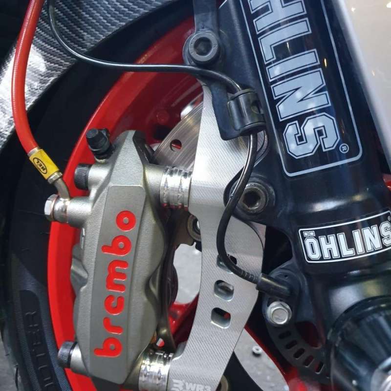 Jual Kaliper Brembo Depan M4 Monoblok 108mm Set Bracket Wr3 Yamaha Xmax ...
