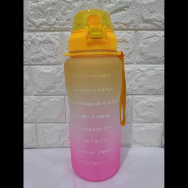 Jual Botol Motivasi 2 Liter - Botol Minum Gradasi - Botol Minum Viral ...