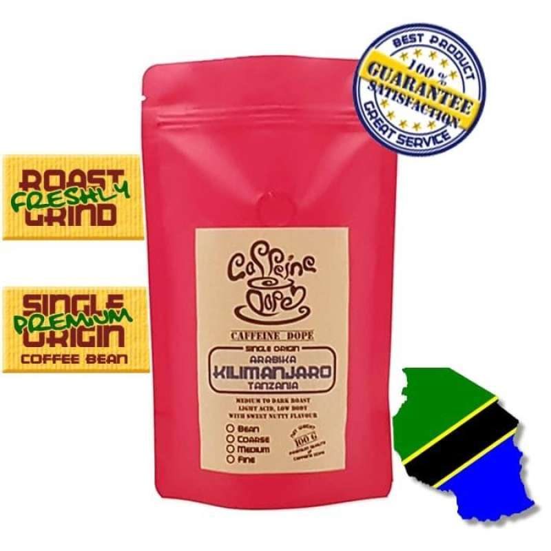 Jual Kopi Arabika Kilimanjaro Tanzania 100 Gr - Bean/Biji & Ground ...