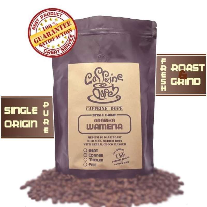 Jual Kopi Arabika Wamena 1 Kg Single Origin Bean/Biji & Ground/Bubuk ...