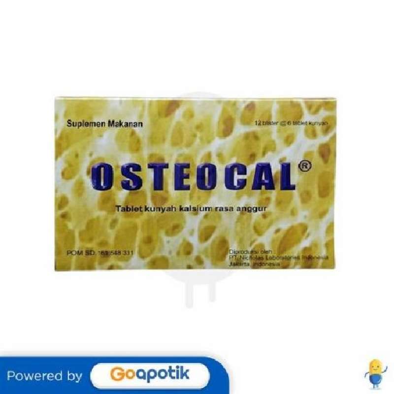Jual OSTEOCAL BOX 72 KAPLET di Seller Cv. Apotek Merapi Mandiri - Kota ...