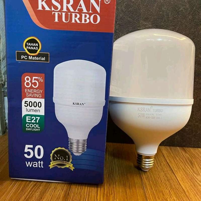 Promo Lamou KSRAN TURBO 50 WATT/Lampu LED 50 WATT/Lampu bohlam besar ...