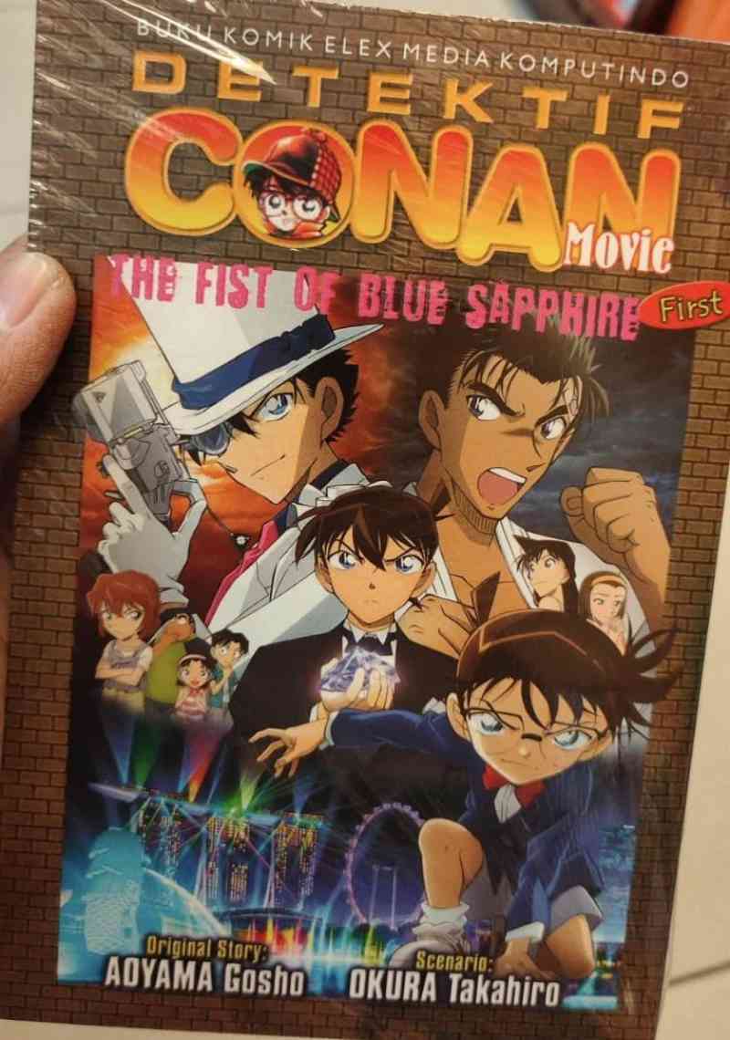 Jual Buku Komik Detektif Conan Movie The Fist Of Blue Saphhire First Editio di Seller antique ...
