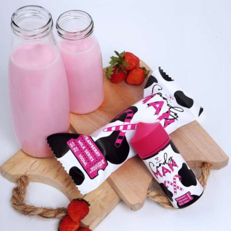 Jual Candyman Milk Strawberry Milk 100ml By Tnt X Fvs - Liquid Candy ...
