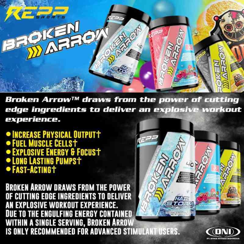 Jual Repp Sports Broken Arrow Arow Pre Workout Preworkout 40 Servings ... Jual Repp Sports Broken Arrow Arow Pre Workout Preworkout 40 Servings ...
