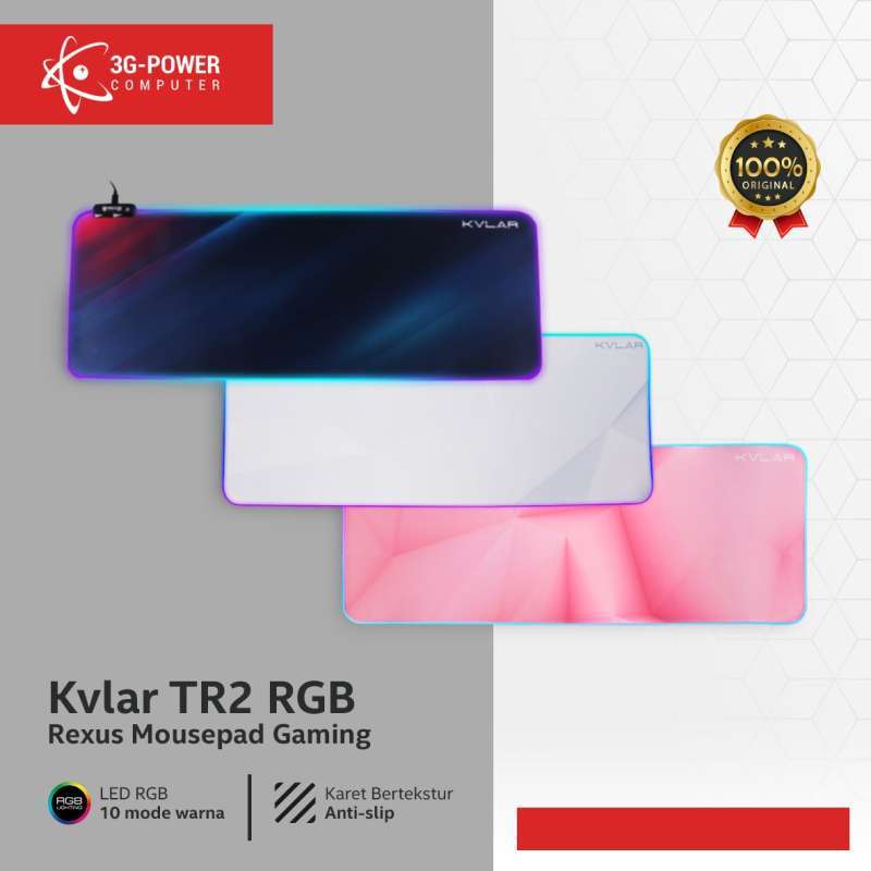 Promo REXUS RGB Kvlar TR2 Speed Edition Gaming Mousepad XL Diskon 40% ...