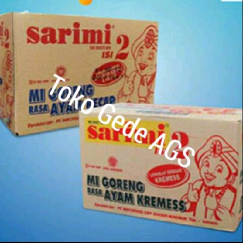 Jual Mie Goreng Isi 2 Sarimi Ayam Kremes atau Ayam Kecap 1 Dus isi 24 ...