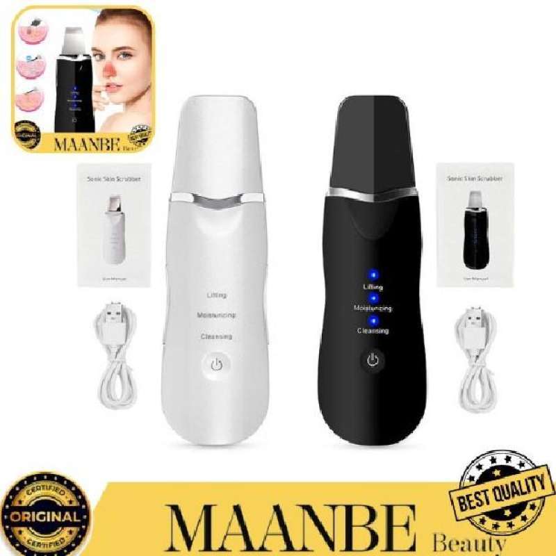Jual Alat Pembersih Wajah Muka Elektrik Ultrasonic Facial Scrubber ...