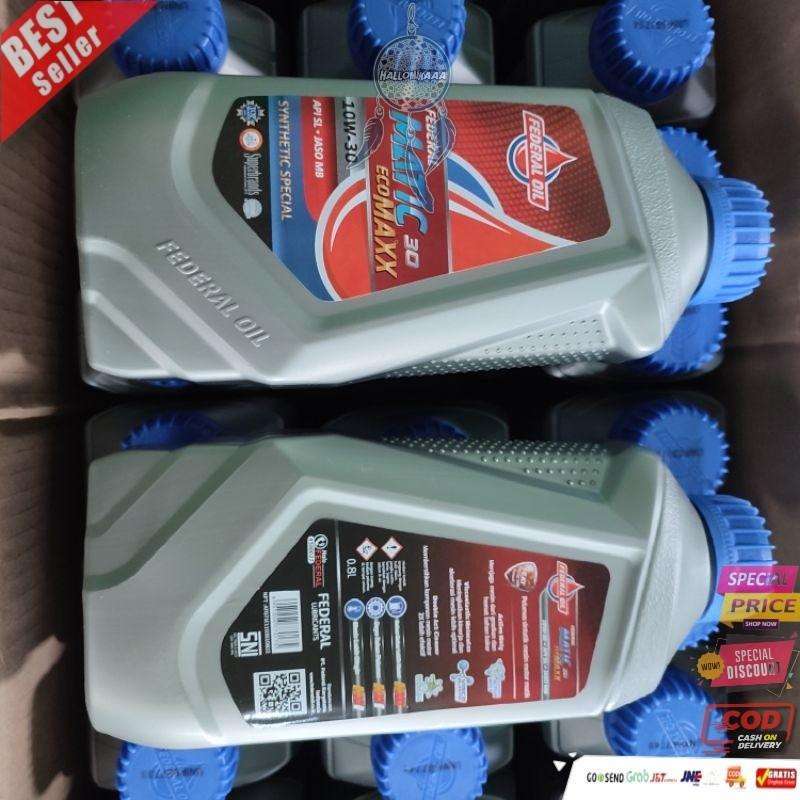 Jual Oli Motor Federal Matic 30 Ecomaxx 800ml di Seller HALLOMIKA ...