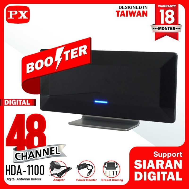 Promo Antena TV Digital Analog PX HDA-1100 Booster Indoor + Kabel Diskon 16% di Seller KIM ...
