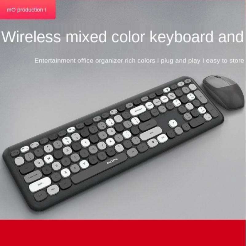 Jual Keyboard Mouse Wireless Combo Karakter Lucu Unik Keyboard Fashion ...