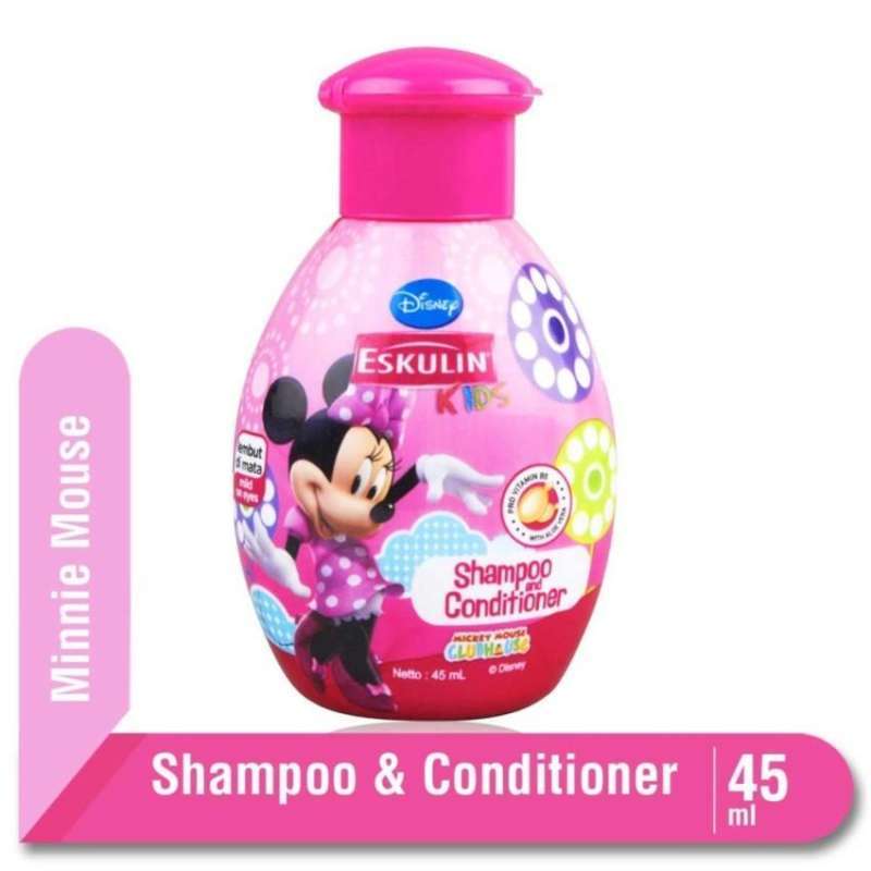 Jual Eskulin Kids Shampoo & Conditioner Minnie Botol 45mL di Seller ...