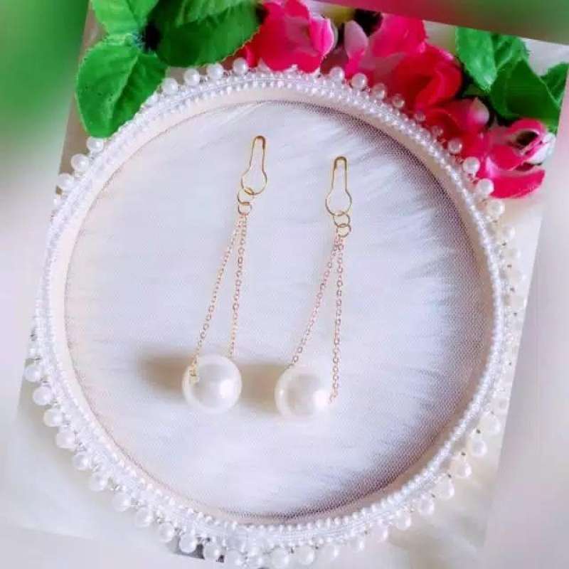 Jual Anting hijab juntai rantai pearl di Seller eshopteena - Ratujaya-2 ...